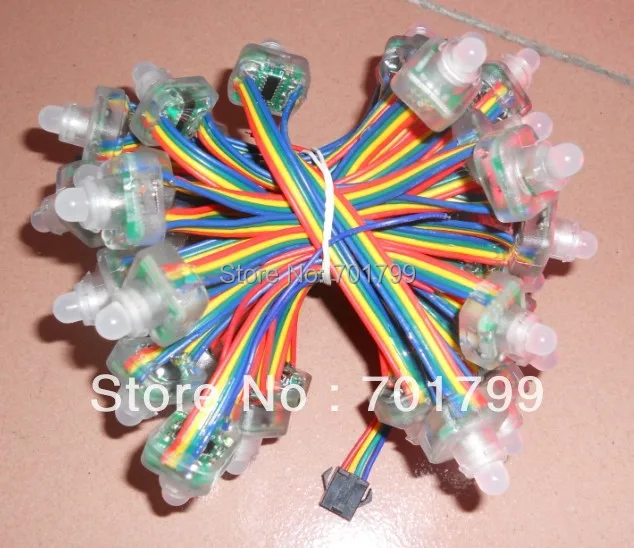 led pixel module,WS2801,DC5V input,IP68;50pcs a string;IP68|string line ...