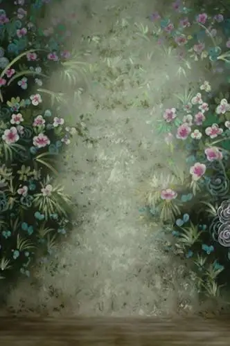 10x20ft/3x6m Hand painted spring scenic Muslin photo Backgrounds ...