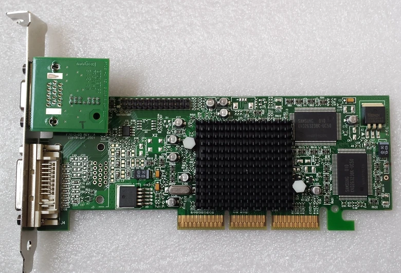 매트록스 G55 + MDHA32DSF AGP F7012 03 매트록스 G550|matrox agp|matrox quad video cardmatrox parhelia ...