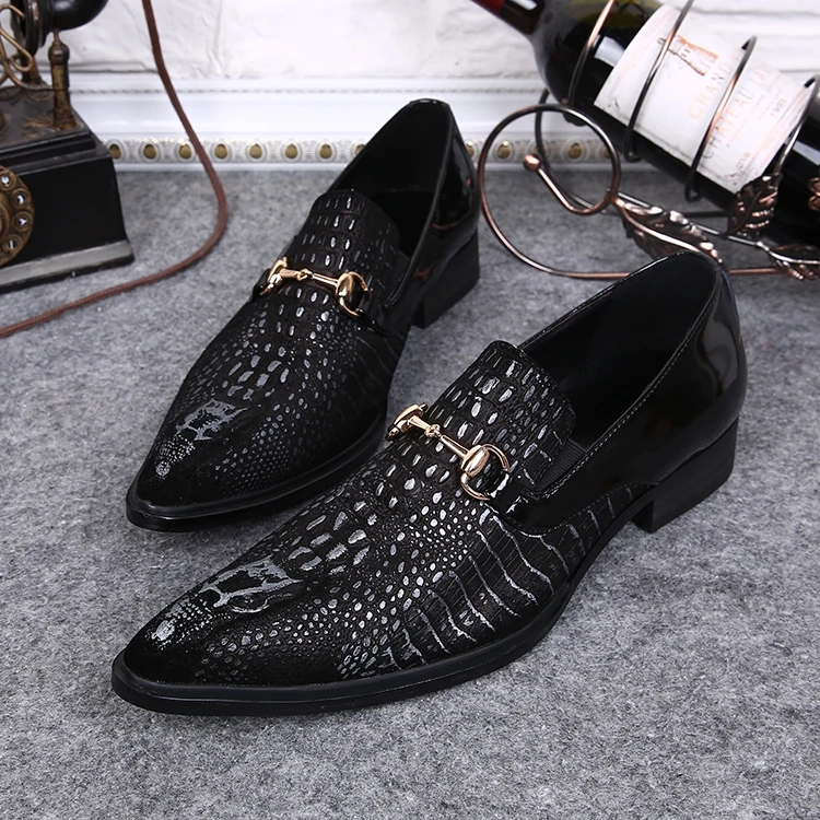 chaussure croco homme luxe