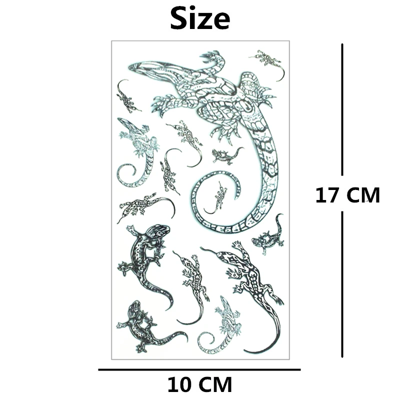 Cute Easy Henna Lizard