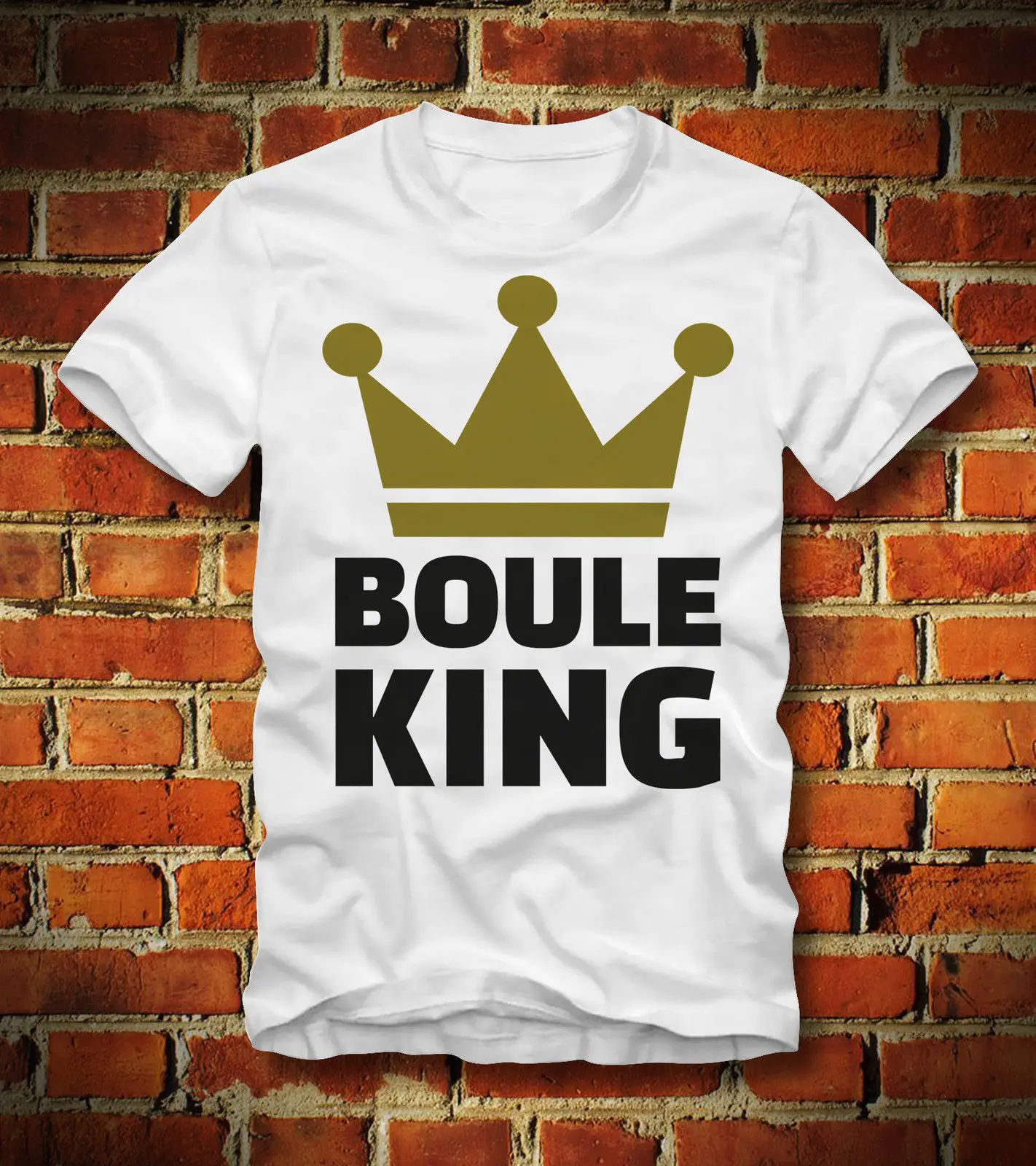 T SHIRT BOULE KING BOCCIA KUGELN SPIELER TRIKOT LYONNAISE TEAM Cool ...