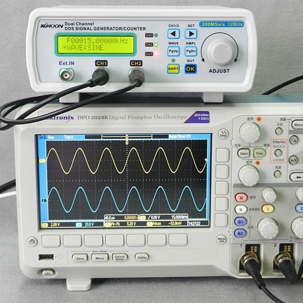 200MSa s 25MHz Signal Generator Digital DDS Function Generator Sine