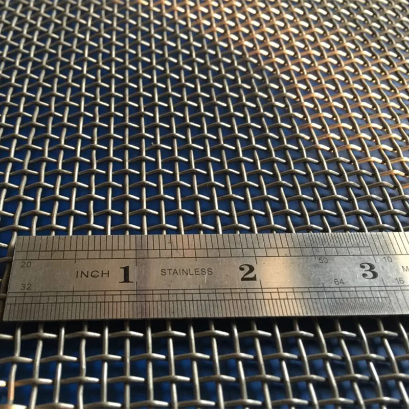 6 10 20 30 40 60 80 100 120 Mesh Titanium Wire Mesh Cloth Screen In