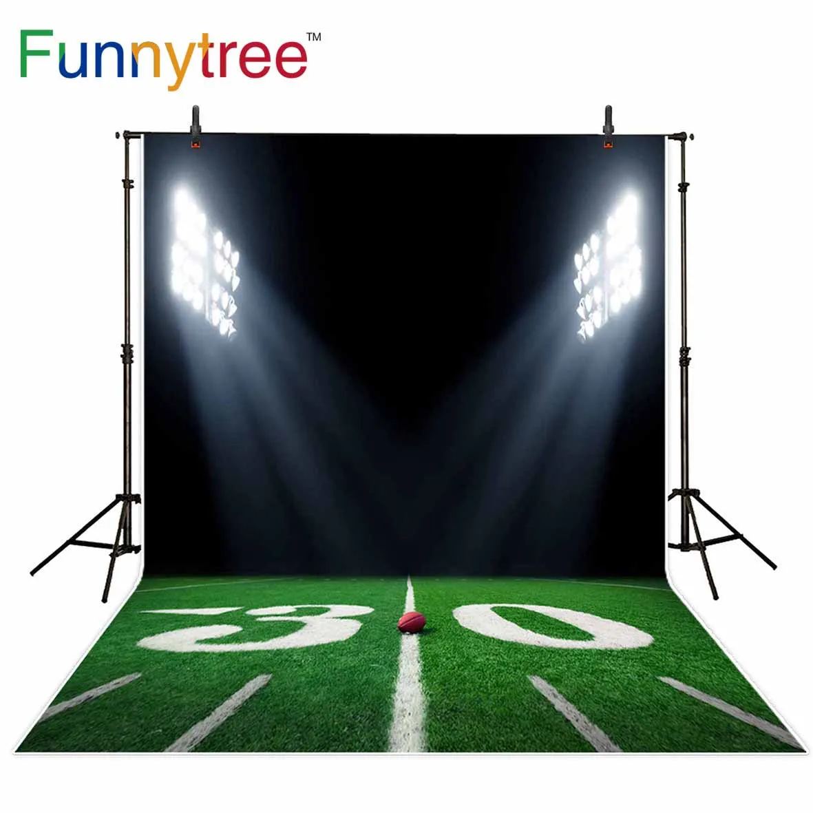 Funnytree backgrounds for photography studio Football field grass ...