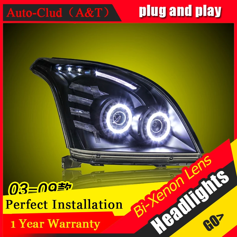 Car Styling For toyota PRADO headlights 2003 09 For PRADO head lamp ...
