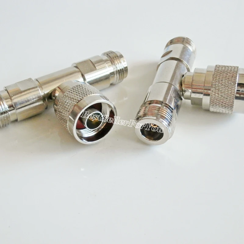 1Pcs N Typ N stecker auf n buchse jack 3 weg Triple T adapter anschluss ...