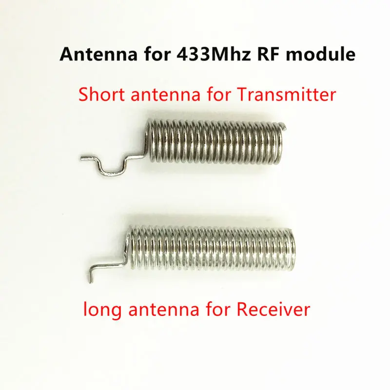 התקני שלט רחוק - 433mhz RF Transmitter and Receiver superheterodyne ASK ...