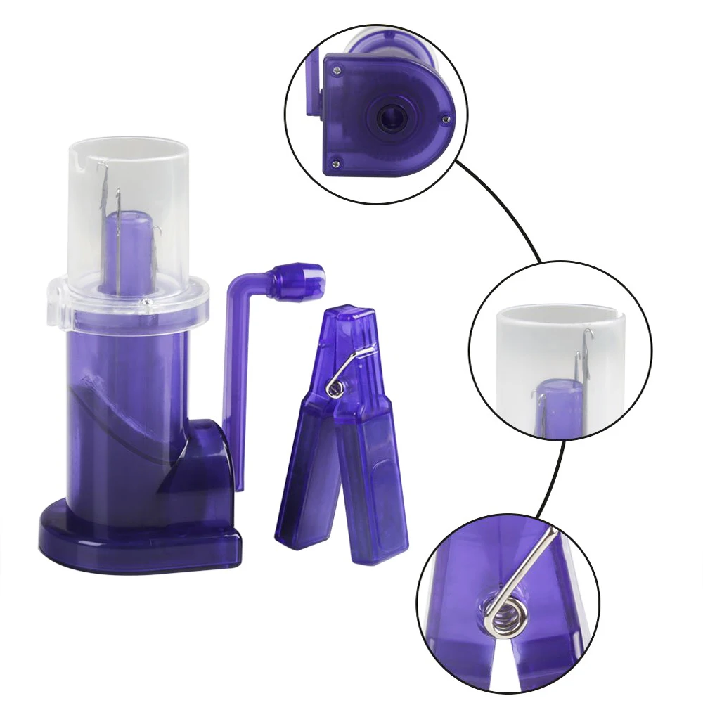 Aliexpress.com : Buy Plastic Hand Knitting Machine Spool Knitter Wool ...