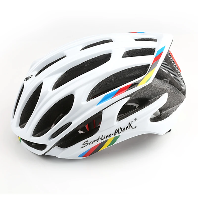 Casque de vélo intégralement moulé casque de vélo route montagne vtt casco ciclismo casque de ...