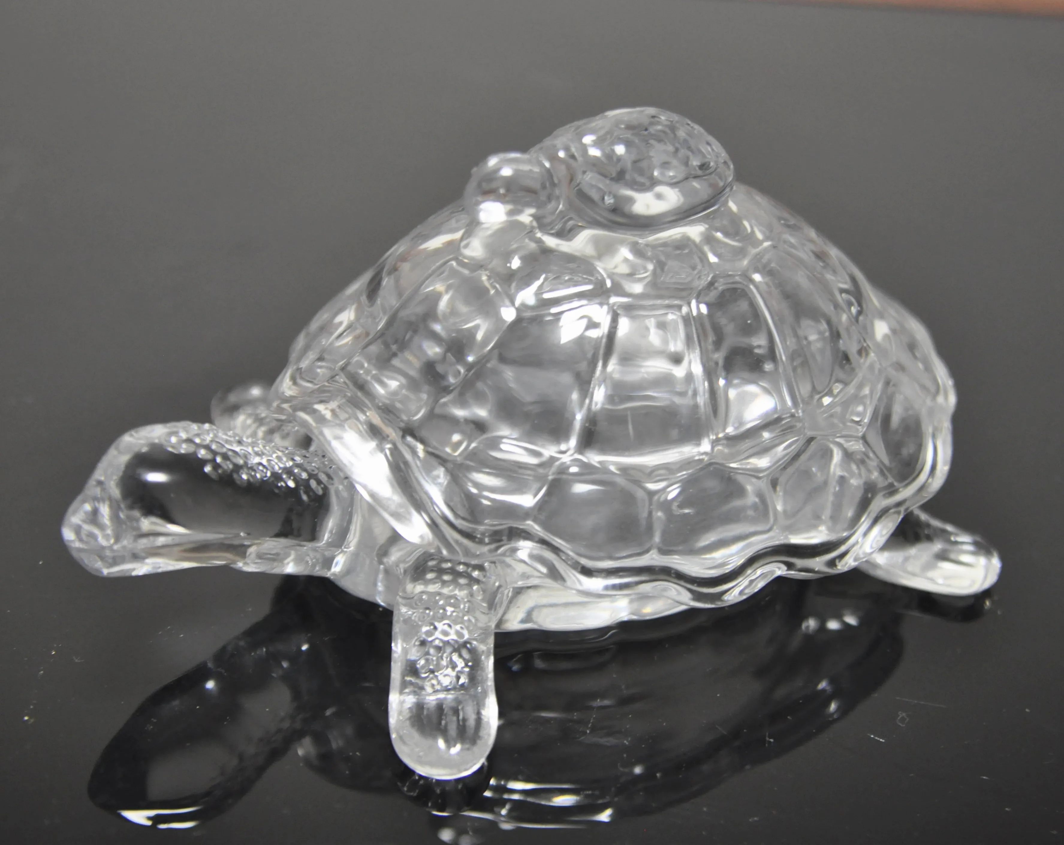 Tortoise-shell-crystal-glass-turtle-sugar-can-receive-box-turtle-god ...