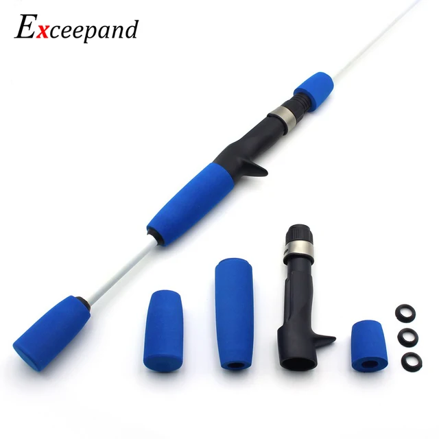 Rod Building Reel Seat AG Fishing Rod EVA Split Grip Handle With Reel ...
