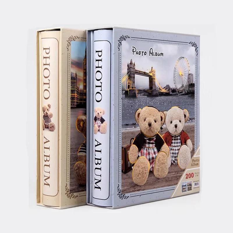 Teddy Bear Photo Album Scrapbook Interleaf Type Classical 2017 New 200 ...