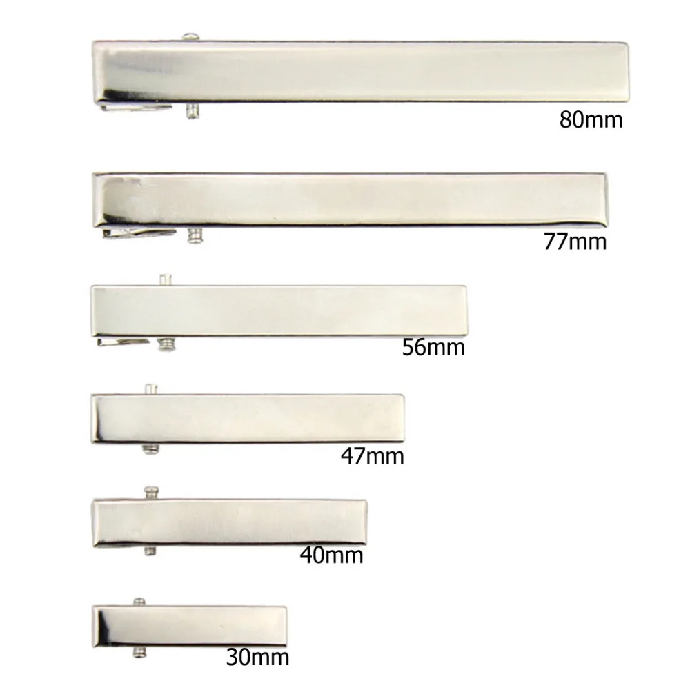 100pcs/lot Alligator Hair Clips with Teeth Silver Alligator Clips ...