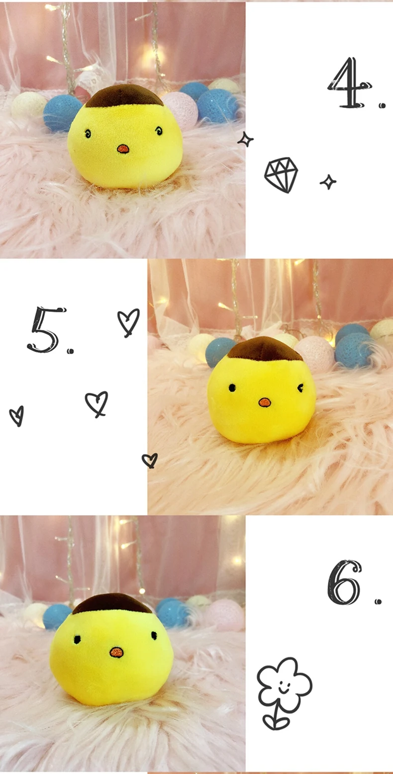 A Bag of Kawaii Chick Pudding Plushies - KawaiiTherapy