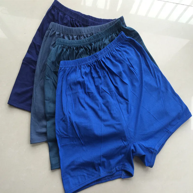 Plus Size Old Men's Underwear Boxers Waist 120 Cm Father's Gift 5 ...