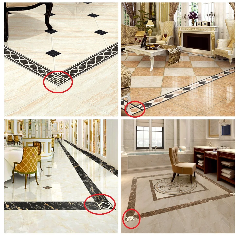 Ceramic Tile Decor Stickers Matching With Tile Decoration Line Self ...