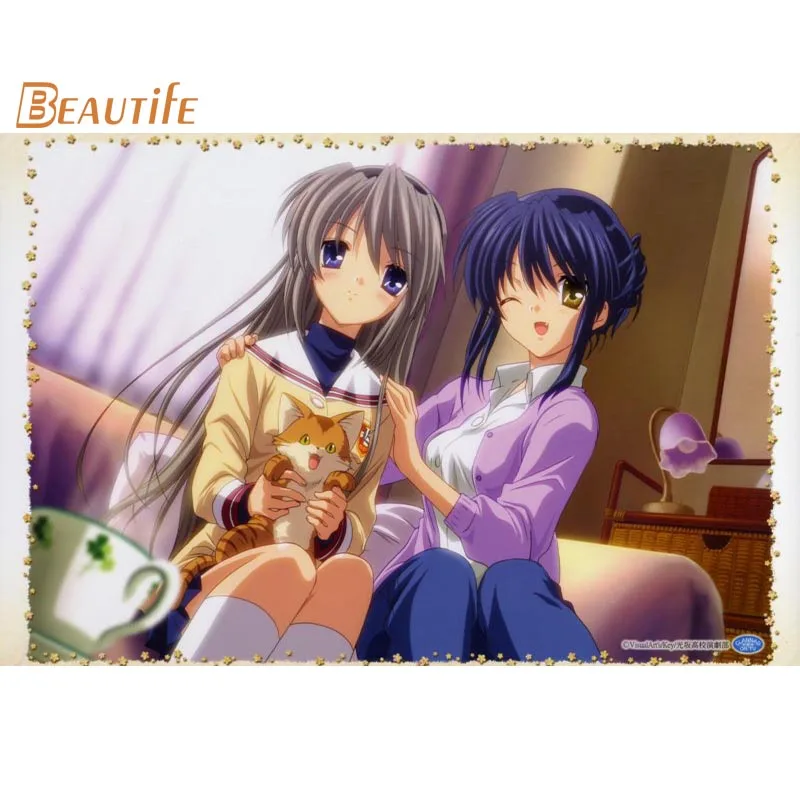 Clannad Poster High Canvas Custom Posters More Size 27x40 30x45 40x60 ...