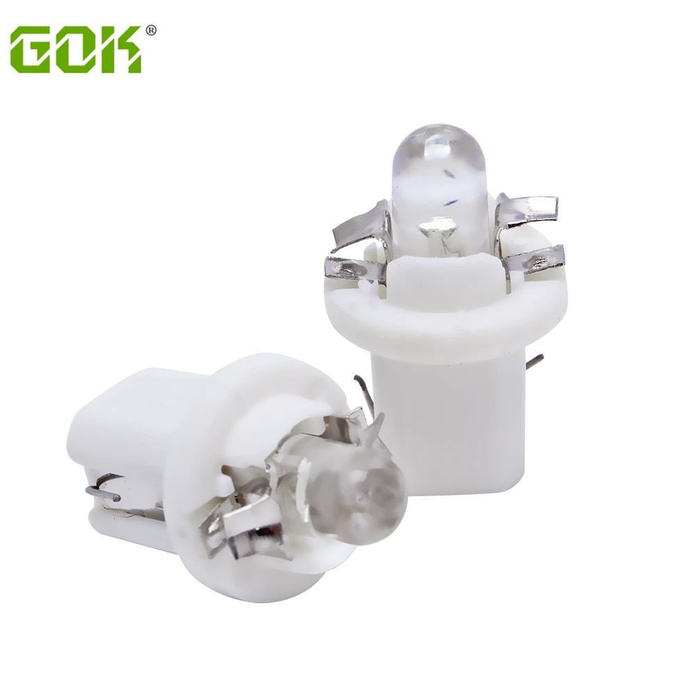 10pcs T5 Led B8.5 Bulb 1led Car Auto Led Indiator Gauge Lights Interior ...