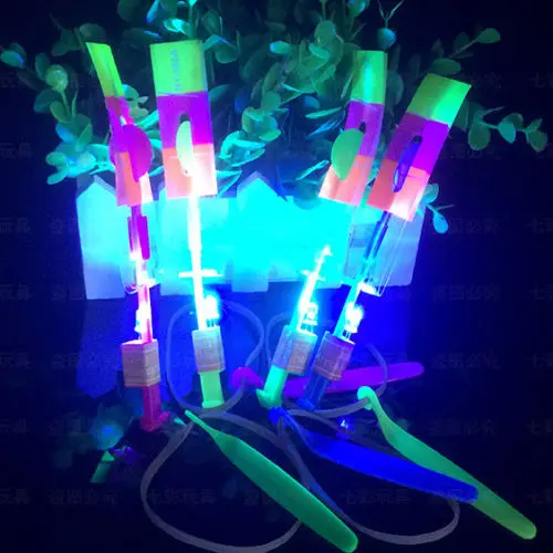 12 Pack ROCKET COPTER Flare Copter High Quality LED Helicopter Catapult ...