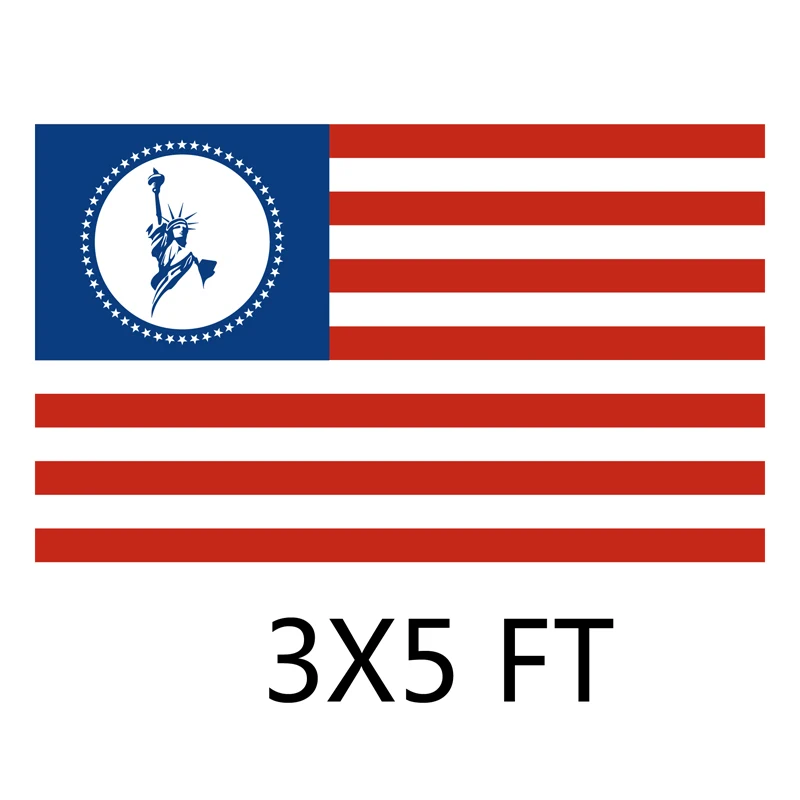 Libertarian flag or banner 3X5Feet Free shipping 100% polyester Textile ...