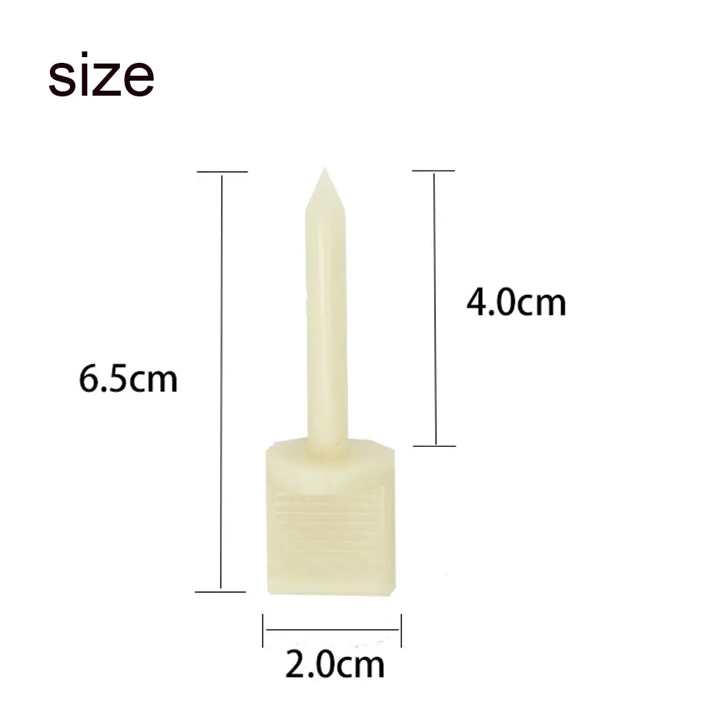 100Pcs 6.5CM Length Long Nylon Archery Hunting Shooting Target Nail ...