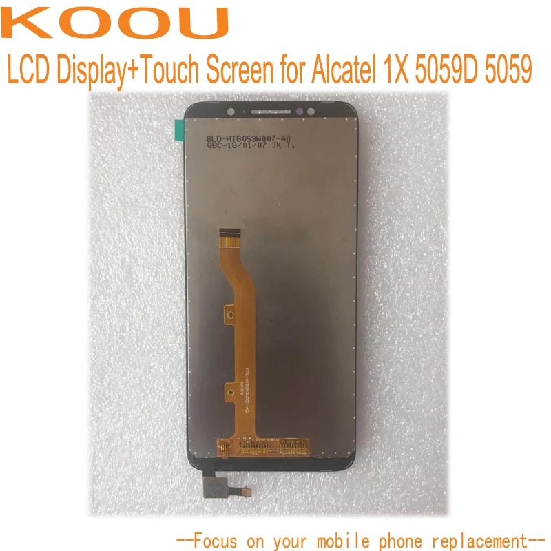 Для Alcatel 5059 1X 5059A 5059D 5059I 5059J 5059T 5059Y 5," сенсорный ...