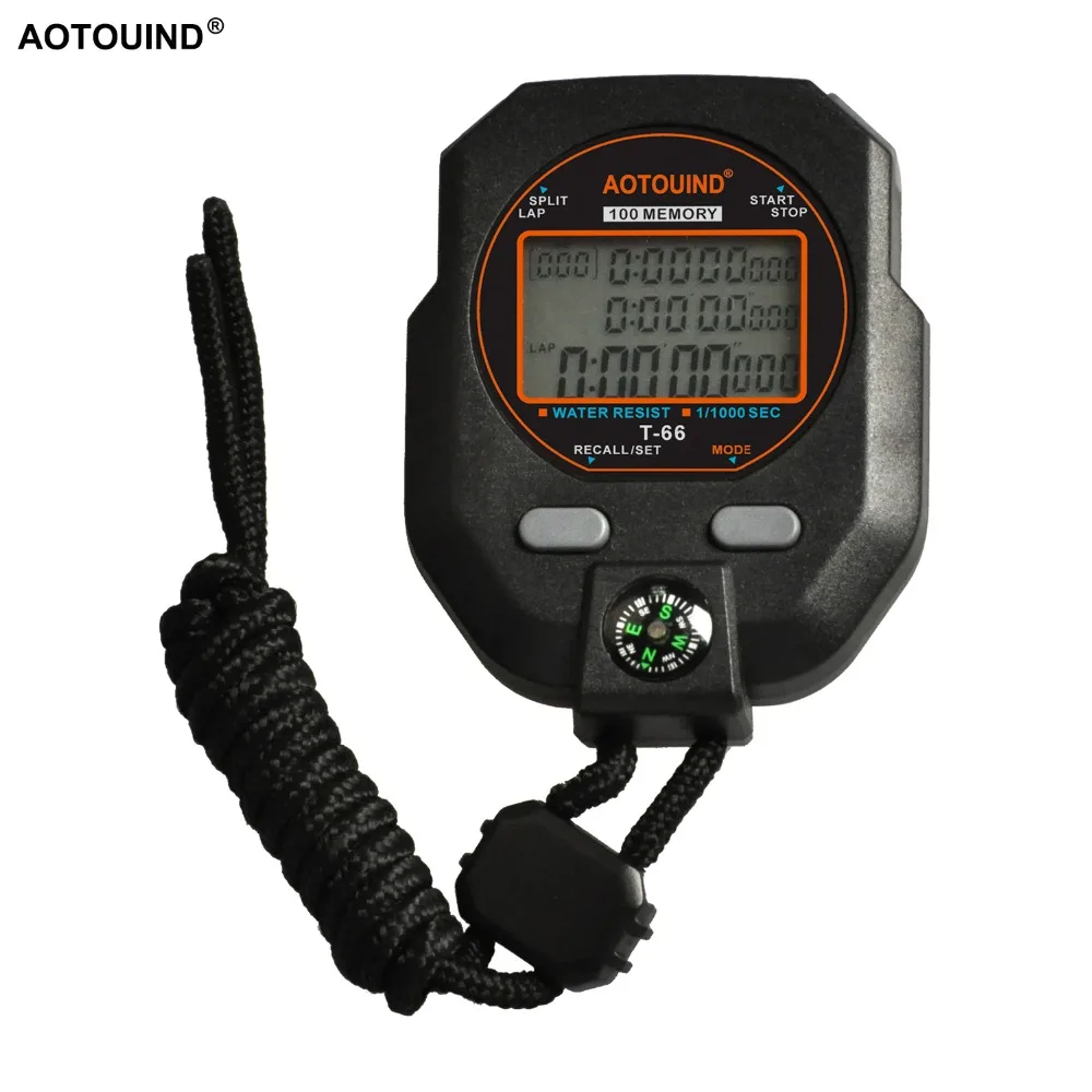 Professional Stopwatch with Accuracy 1/1000 Seconds 3 Rows 100 Laps ... Professional Stopwatch with Accuracy 1/1000 Seconds 3 Rows 100 Laps ...
