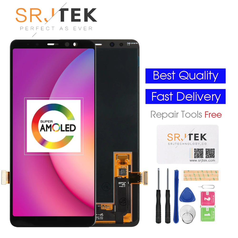 NEW ORIGINAL display LCD Screen for SAMSUNG Galaxy A8 Plus 2018 LCD ...