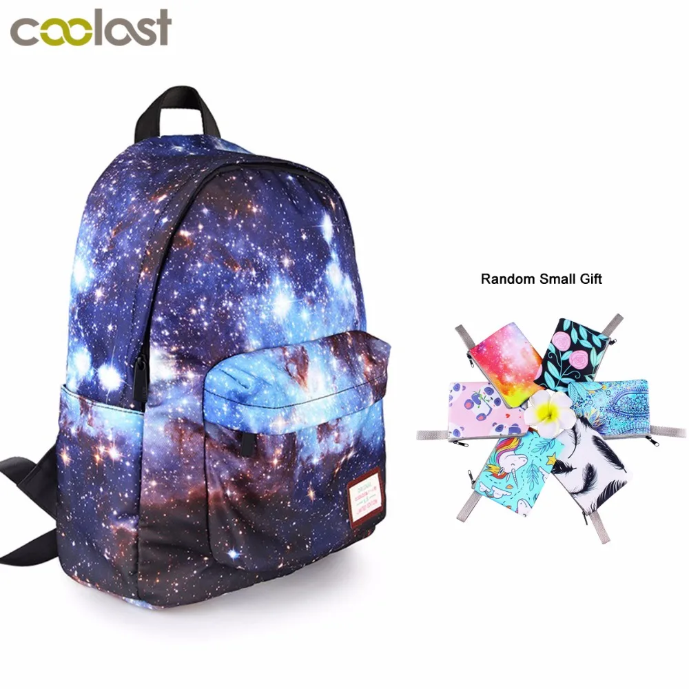 Starry sky 3D Galaxy Printed BackPack For Teenager Girls Boys Travel ...