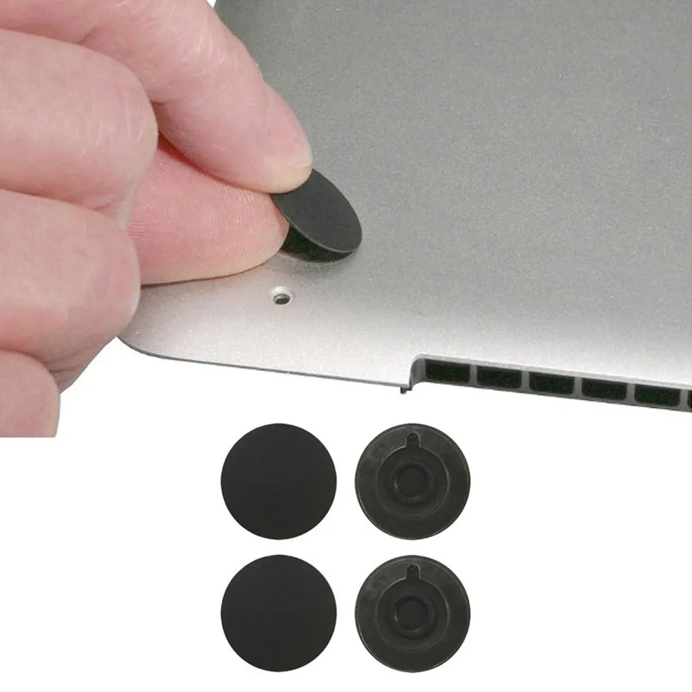 Besegad 4pcs 미끄럼 방지 바닥 고무 냉각 매트 패드 피트 쿨러 패드, 애플 맥북 프로 노트북 A1278 A1286 ...