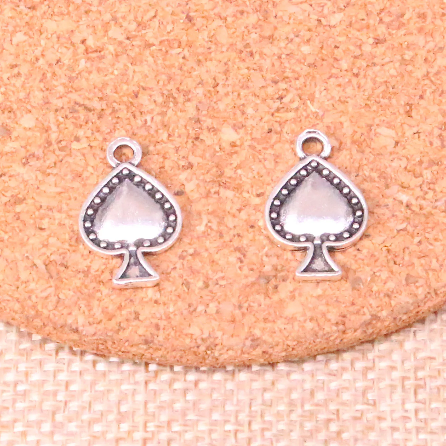 20pcs-Antique-Silver-Plated-poker-spades-Charms-Pendants-Fit-Jewelry ...