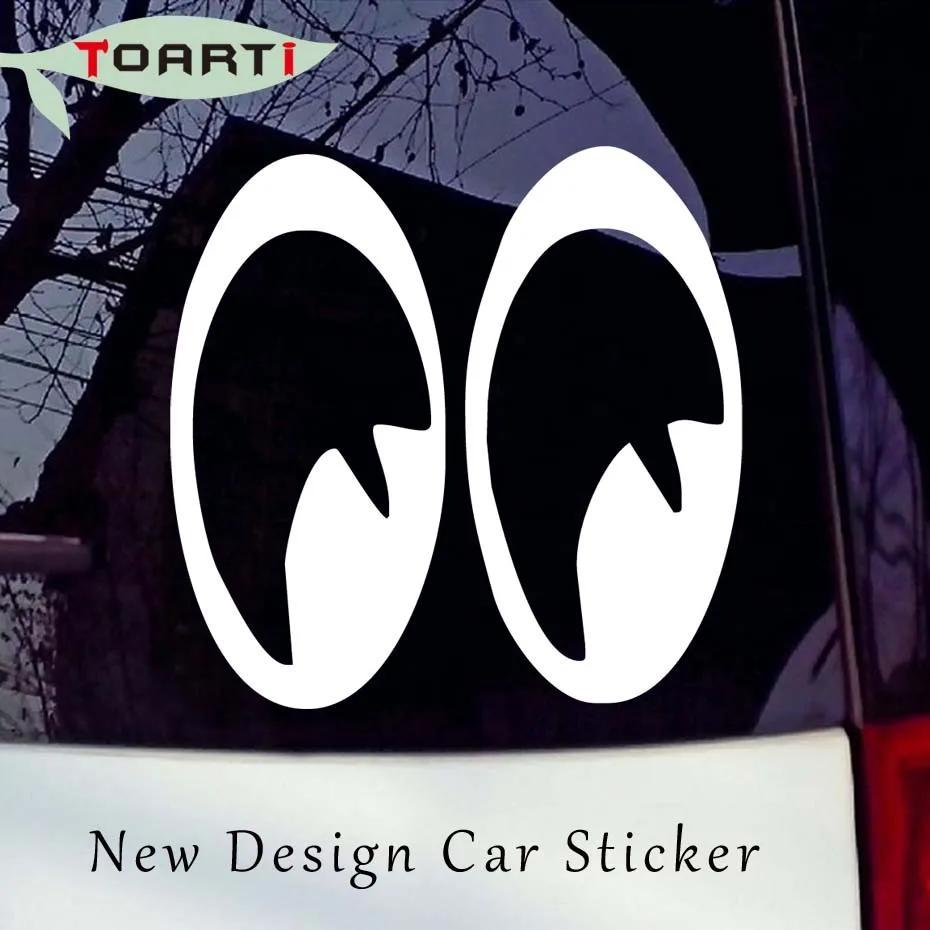 13*13CM Peeping Eyes Car Stickers Funny Vinyl Waterproof Decals Cartoon ...