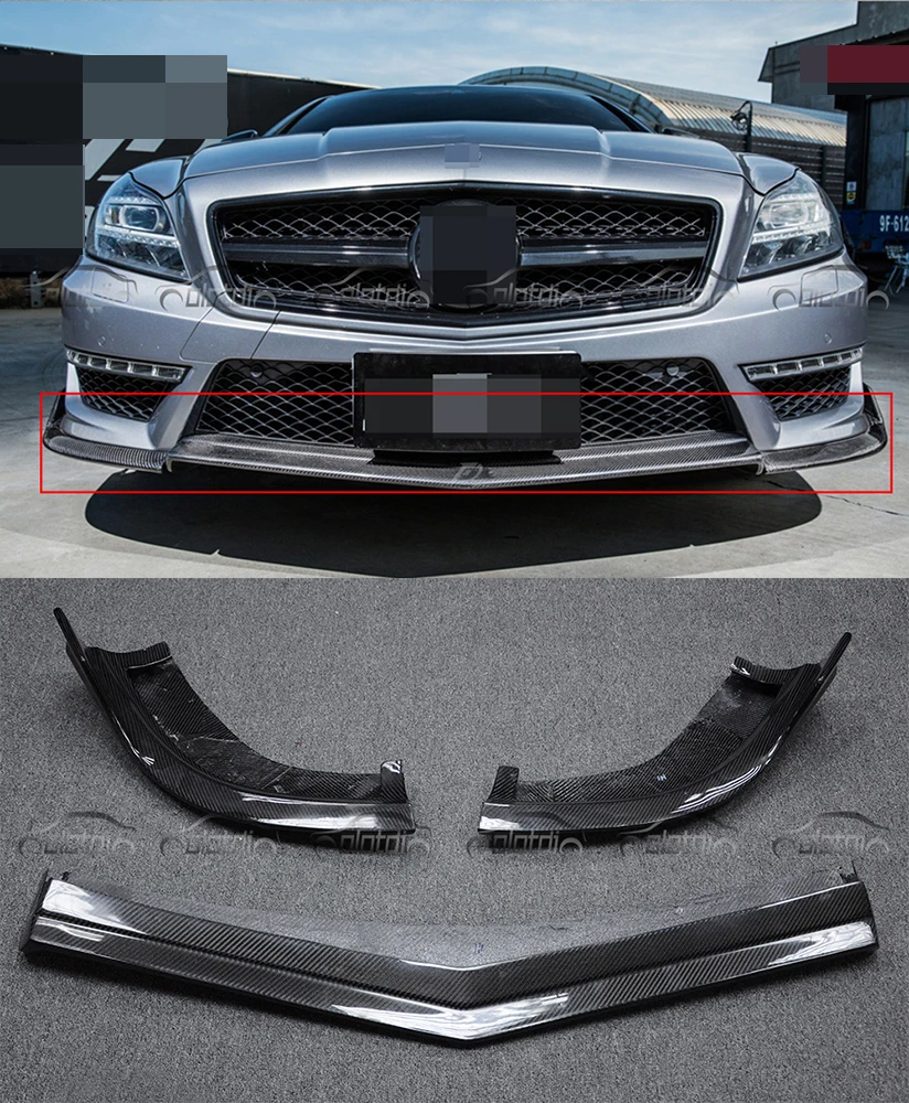 Carbon Auto Racing Front Bumper Lip Spoiler For Benz Cls-class W218 Cls ...