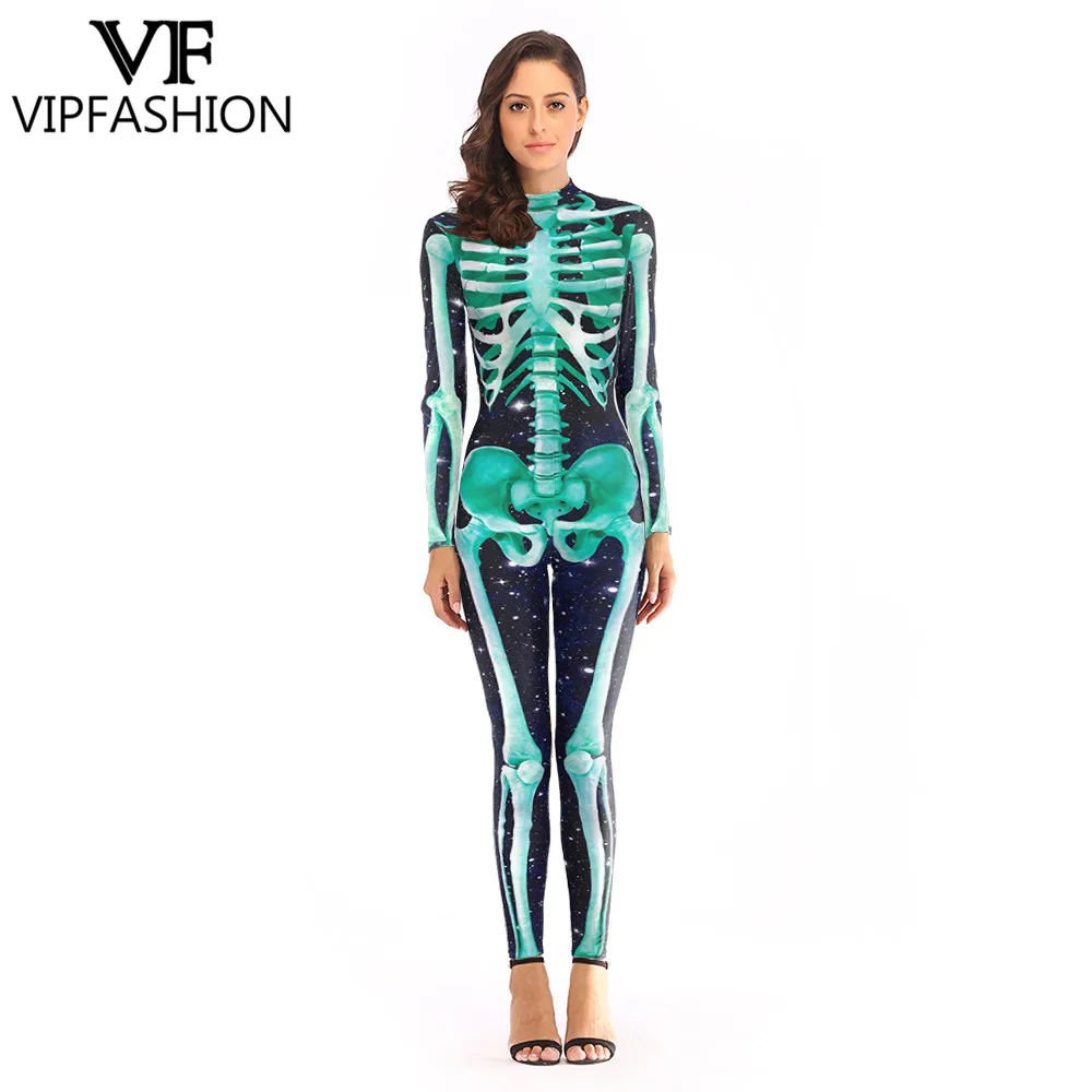 VIP-FASHION-Skull-Bone-Skeleton-Cosplay-Costume-Halloween-Party ...