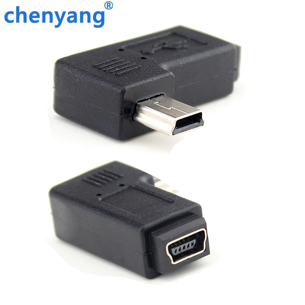 Mini USB elbow male to female 90 degree adapter Left and right angle ... Mini USB elbow male to female 90 degree adapter Left and right angle ...