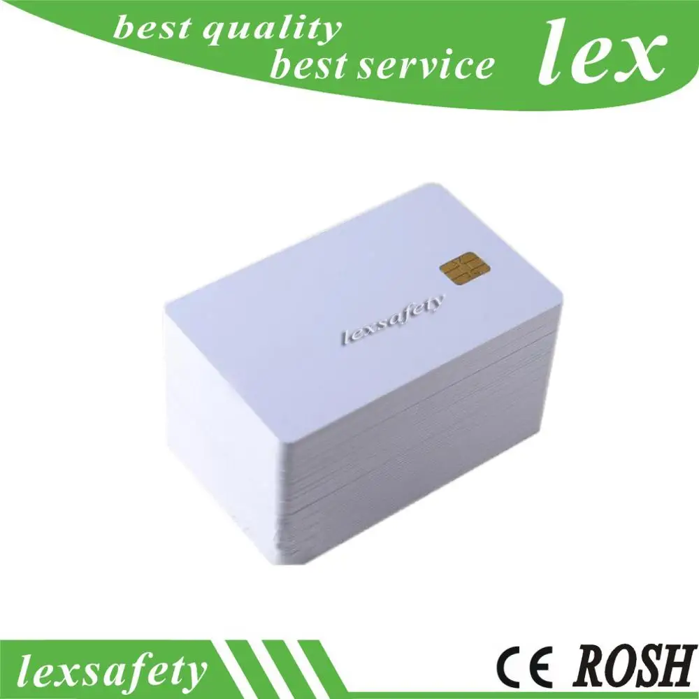 Free-shipping-100pcs-PVC-Card-Sle-4442-Plastic-Cards-ISO-PVC-Credit ...