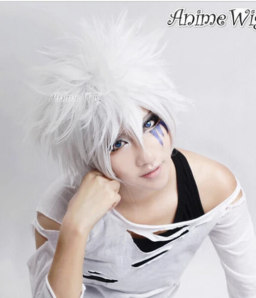 White Hair Anime Boy Cosplay