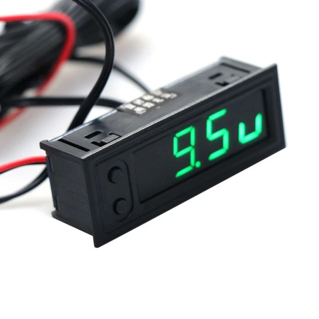 OOTDTY DIY Multifunction High-precision clock inside and outside Car ...