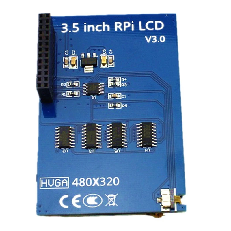 Elecrow 35 Inch Tft Monitor Lcd Touch Screen Display 480x320 Kit For Raspberry Pi B2b 