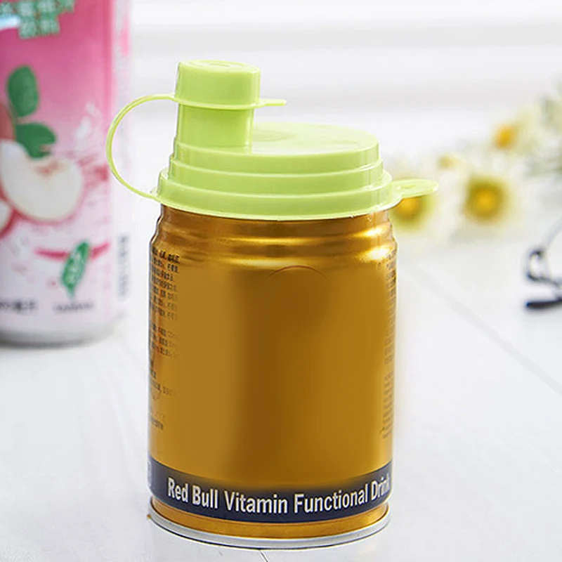 2 Pcsset Sealed Soda Saver Leakproof Can Caps Reusable Bottle Caps Soda Can Lid Dust Free Water