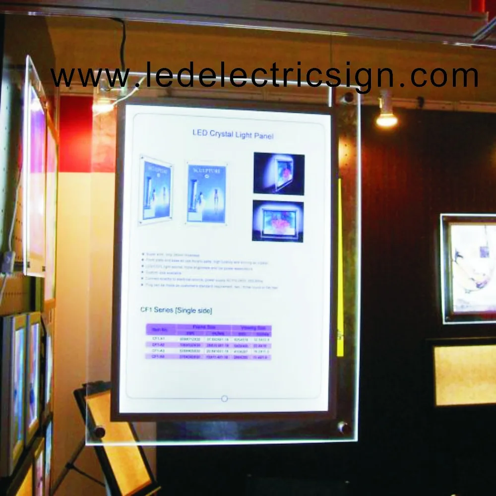 real estate window displays with led acrylic frame|display frame ...