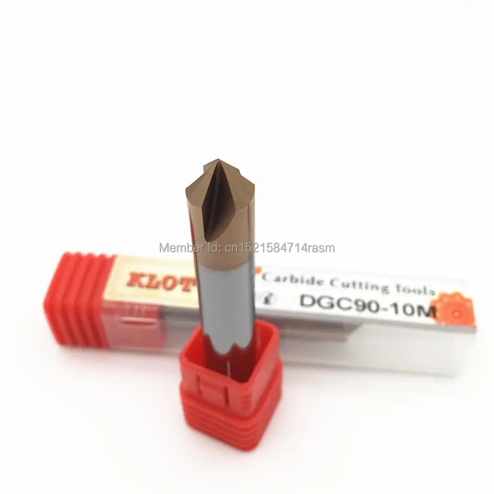 KLOT-Solid-Carbide-TiCN-Chamfering-End-Mill-30-60-90-120-Degree-Chamfer ...