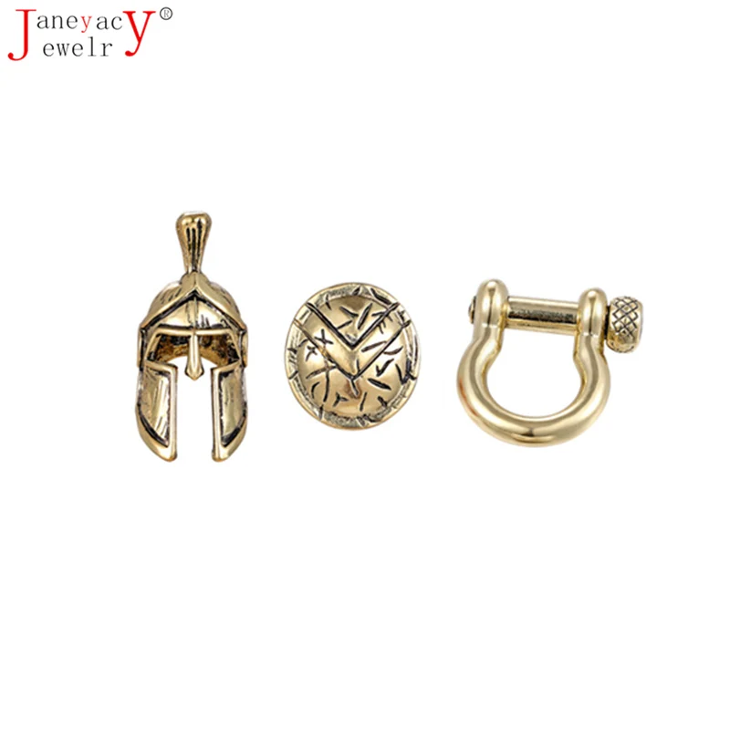 Set-Spartan-Helmet-Shield-Accessories-Bracelet-Necklace-DIY-Handmade ...