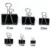 36 Pieces/lot Black Metal Binder Clips 15/19/25/32/41/51mm Notes Letter ...