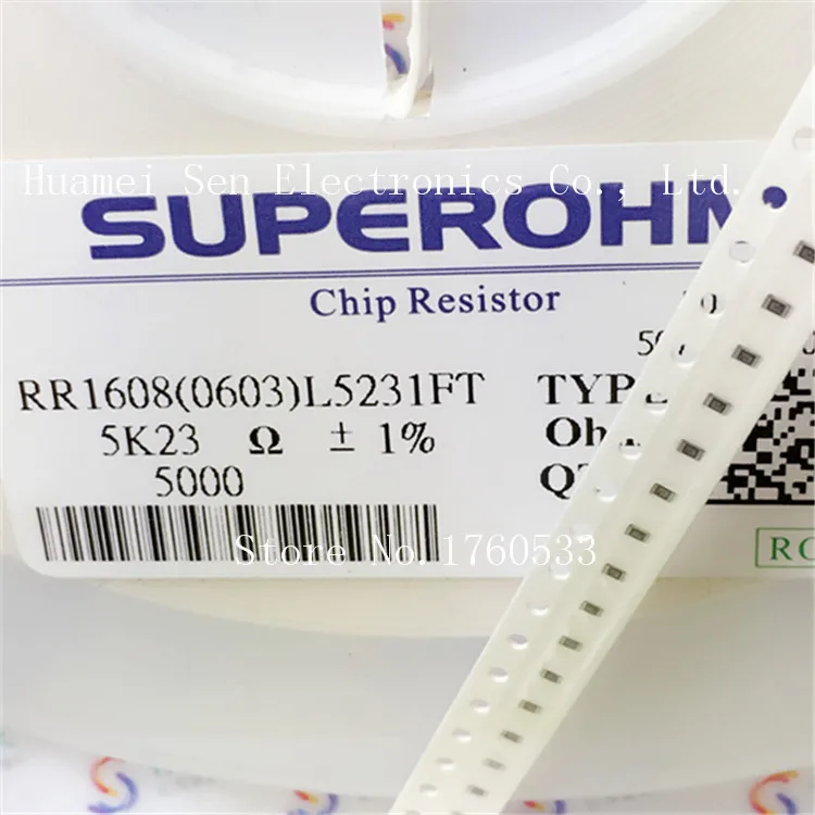0603 5.23k 5k23 1% 300pcs Original Authentic And New Free Shipping ...