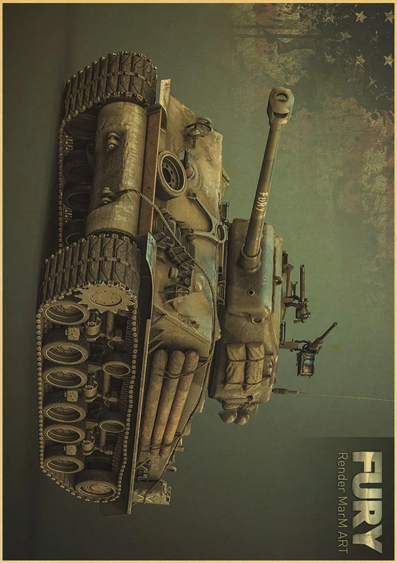 Fury Tank Movie Wallpaper