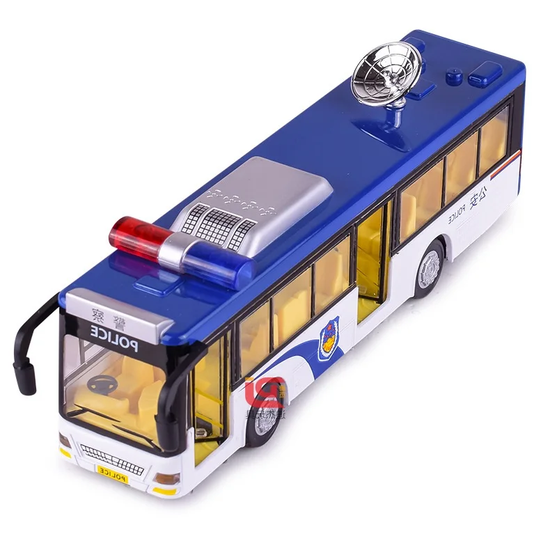Toy-Police-Bus-Diecast-Plastic-19Cm-6011D-W-Siren-N-Lights-Inside-While ...