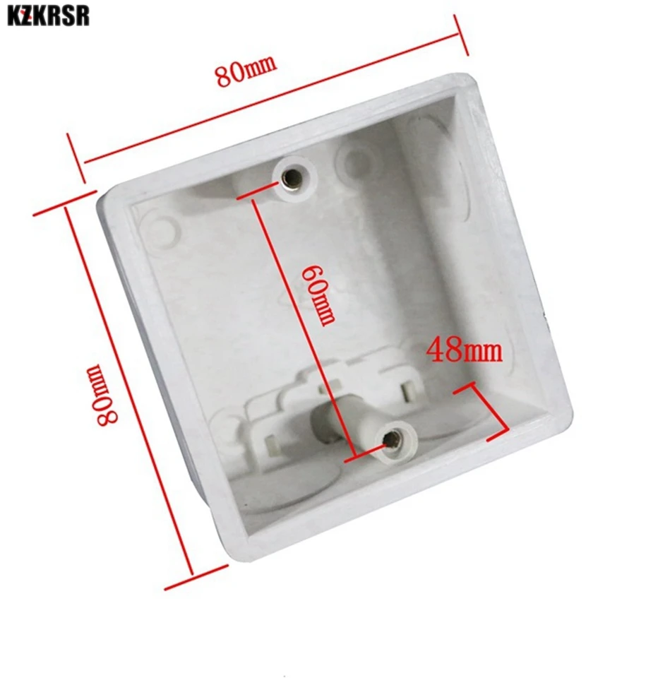 KZKRSR 10PCS/Lot 86# Wall Mounting Box Internal Cassette 80mm * 80mm ...