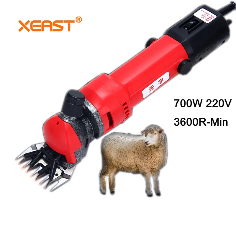 Xeast US/EU plug 220V 700W electric sheep clippers Electric shearing ...